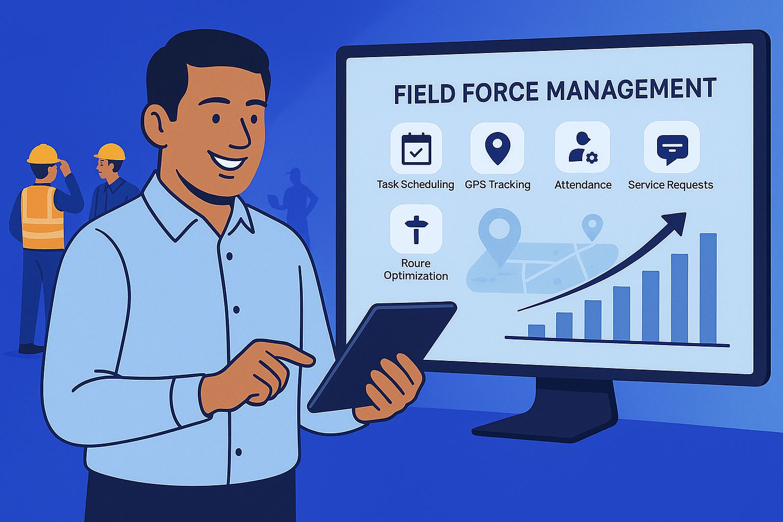 Field Force Management | Zoho FSM & Odoo Field Service | EVA